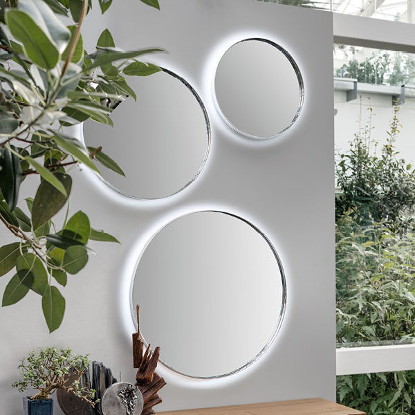 Wall-mounted mirror - Face to Face - ALIVAR - contemporary / round ...