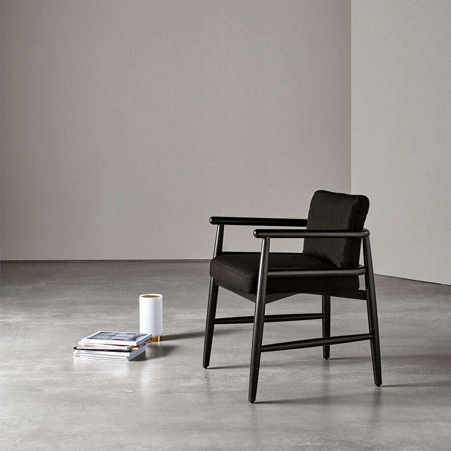 Contemporary chair - TERESINA - MERIDIANI - indoor / fabric / leather