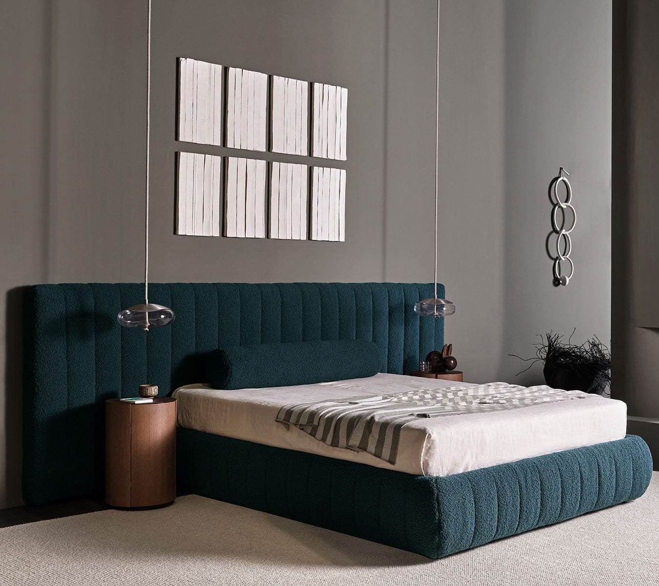Double bed - TUYO - MERIDIANI - single / contemporary / with ...