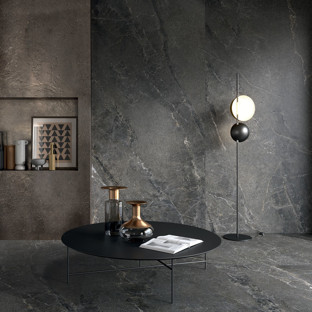 Indoor tile - DARK - LEA CERAMICHE - living room / wall / floor