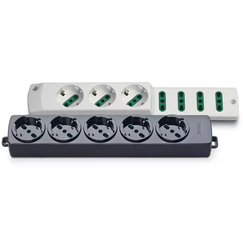 Power socket - 004 series - VIMAR - multiple / movable / block