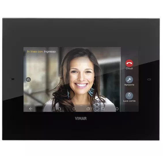 Home automation system touch screen - VIMAR - wall-mounted / digital display / indoor