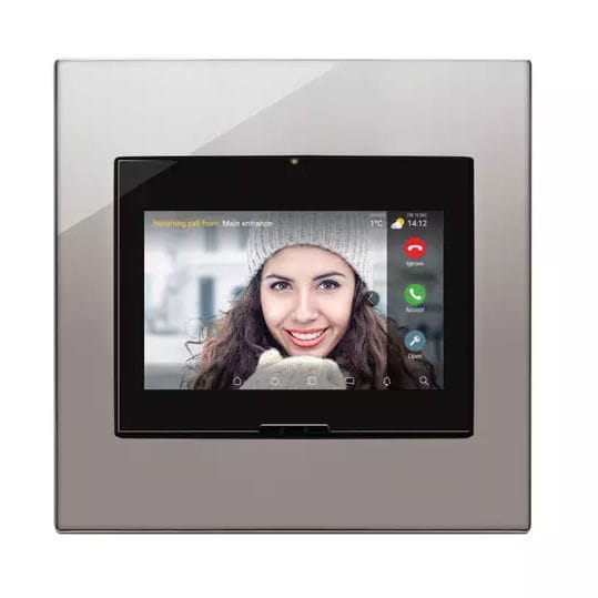 Home automation system touch screen - VIMAR - wall-mounted / digital ...