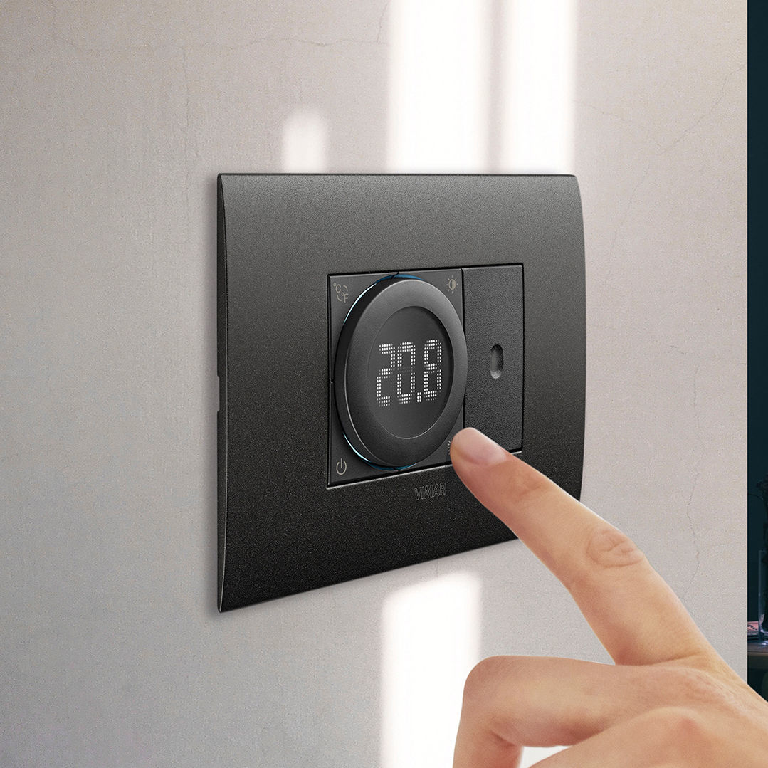 Digital thermostat - 2M - VIMAR - smart / for heating / for air ...