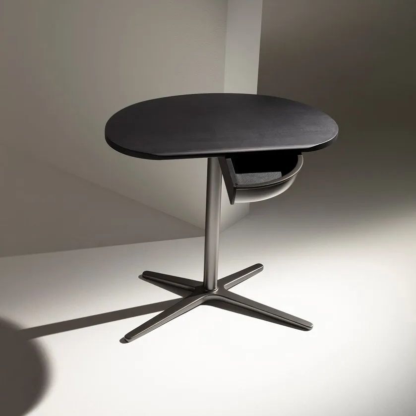 Contemporary side table - Sir Vito - B&B Italia - solid wood / MDF ...