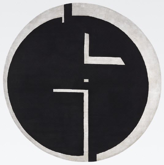 Contemporary rug - BLASON - Giorgio Armani Casa - patterned / wool / silk