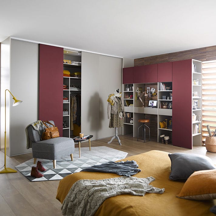 Wall-mounted wardrobe - AMBIANCE CRÉATIVE - Mobalpa - contemporary ...