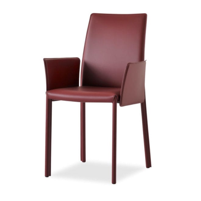 Contemporary chair - GIADA - BP - Airnova - indoor / leather / upholstered