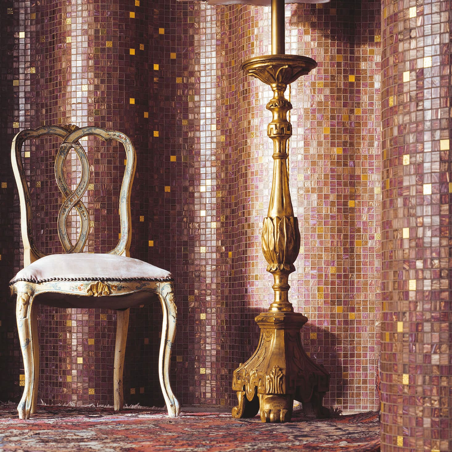 Glass mosaic tile - ESTERINA - BISAZZA - high-gloss / indoor / outdoor