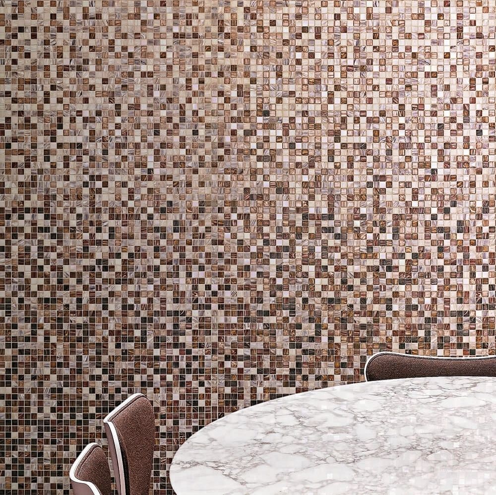 Glass mosaic tile - CALICANTO WHITELESS - BISAZZA - high-gloss / indoor ...