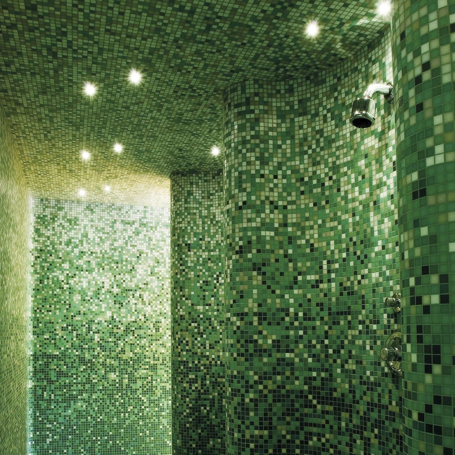 Glass mosaic tile - FELCE - BISAZZA - high-gloss / indoor / outdoor