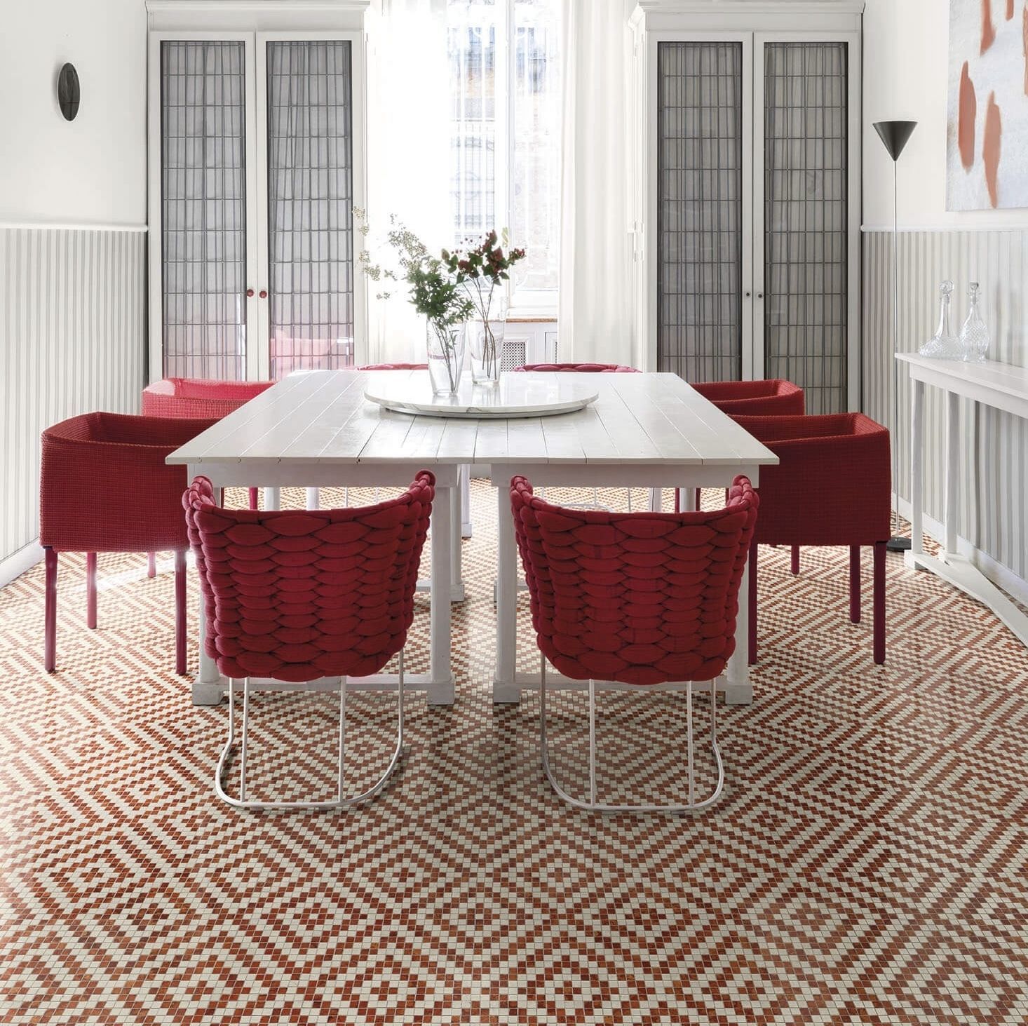 Marble mosaic tile - CERTOSA ROSSO - BISAZZA - high-gloss / indoor ...