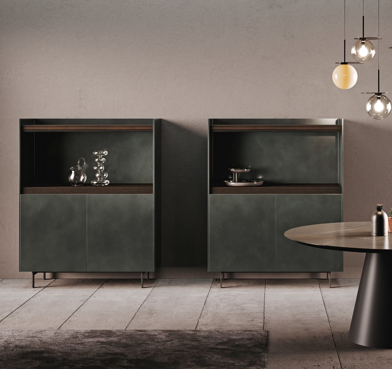 Contemporary sideboard - SCAVA - BINOVA S.p.A. - wooden / lacquered ...