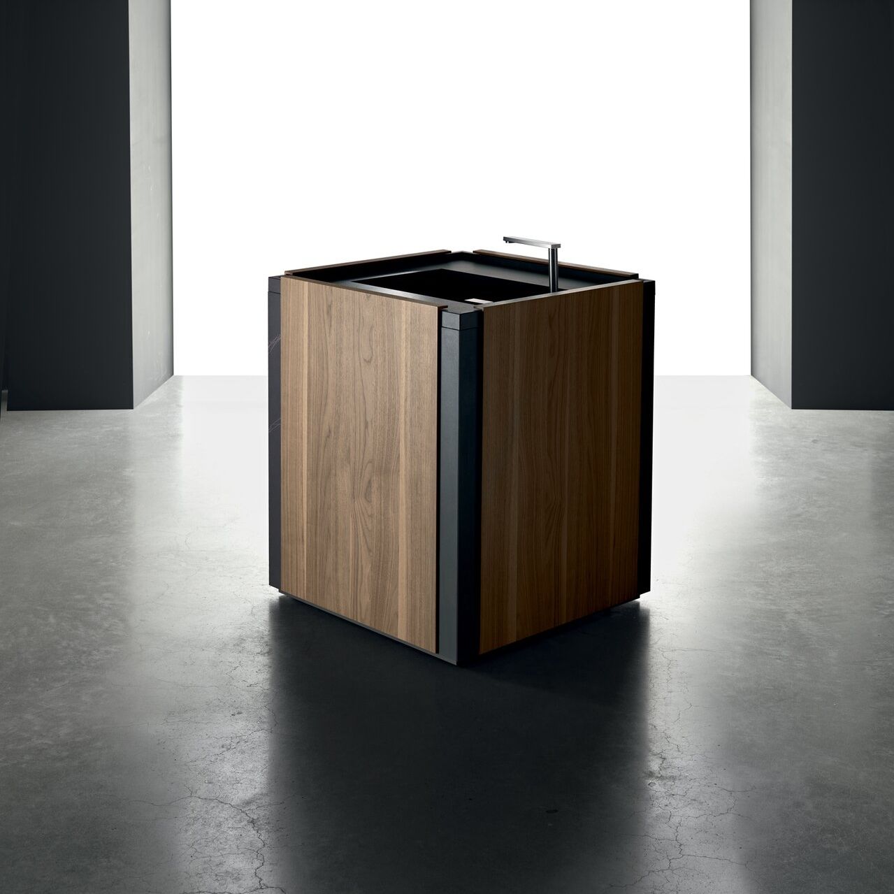 Wooden kitchen sink cabinet - ONO WATER - BINOVA S.p.A. - Dekton® / home