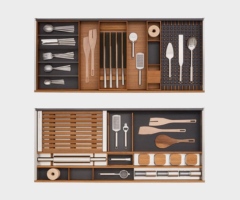 Indoor kitchen drawer - BOX GLOBE SYSTEM - Arclinea
