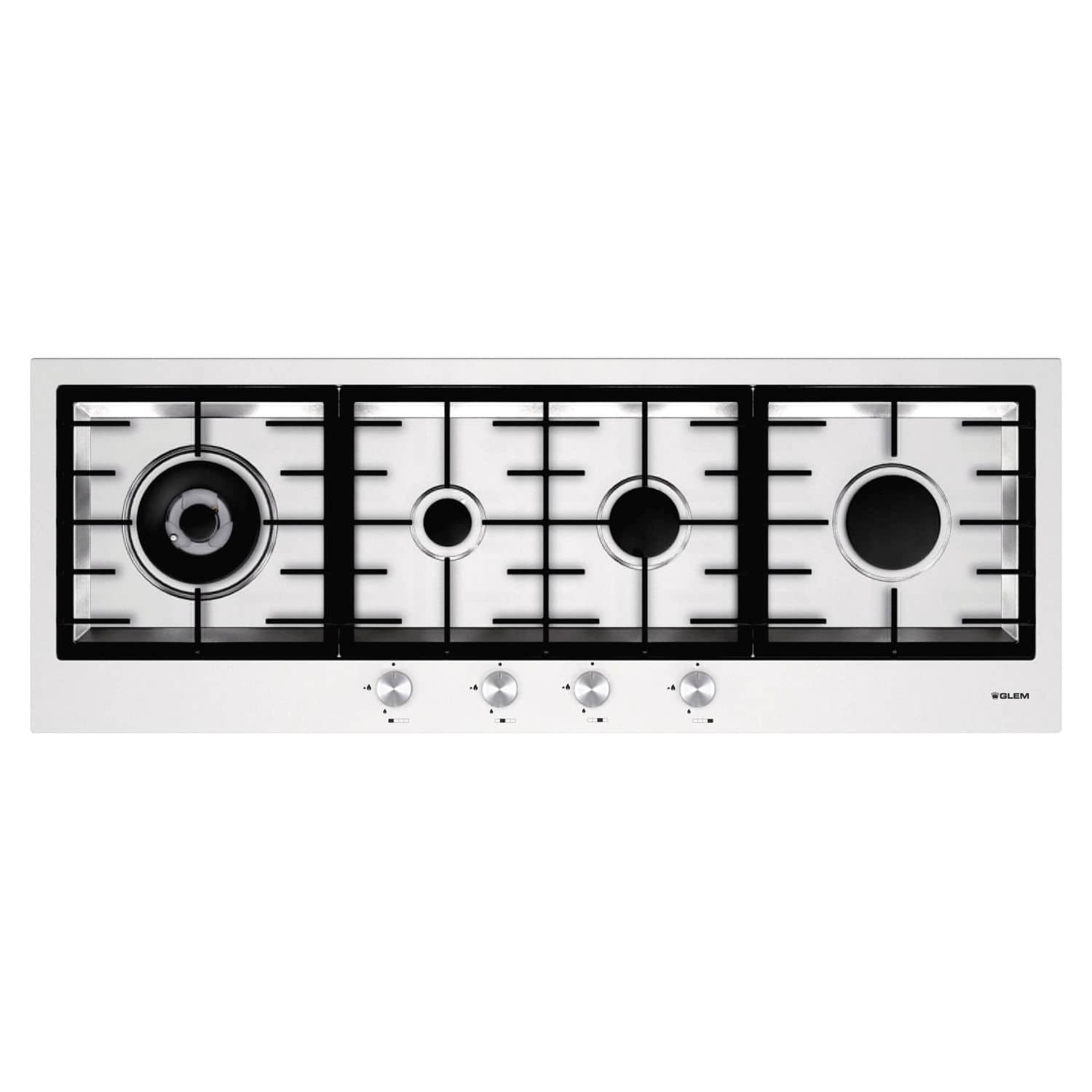 Gas cooktop - GTPF145HIX - GLEM gas S.p.A. - 4 burner / built-in / with ...