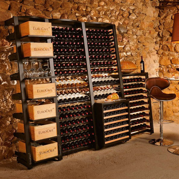 Commercial wine rack - MODULOSTEEL - EuroCave
