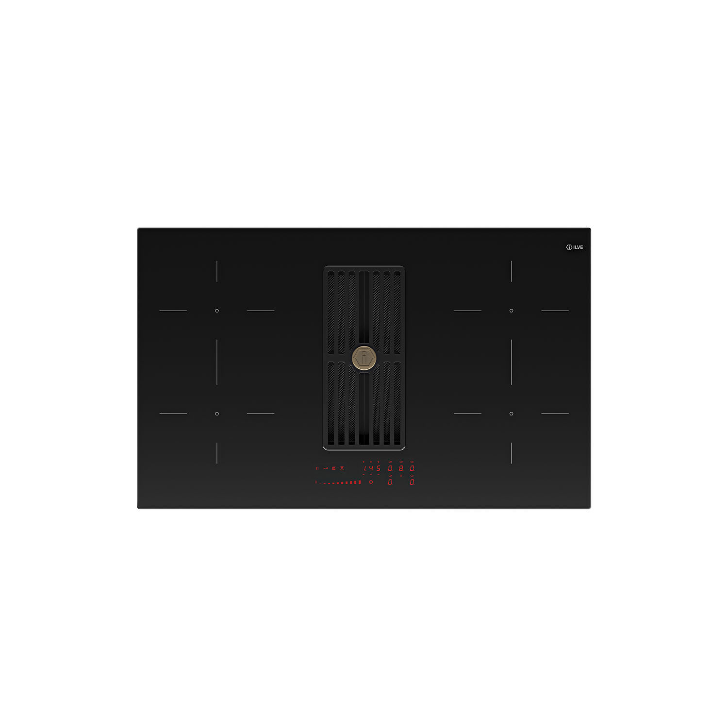 Vitroceramic induction cooktop - HVI90TCRF - ILVE - 4 burner / built-in ...