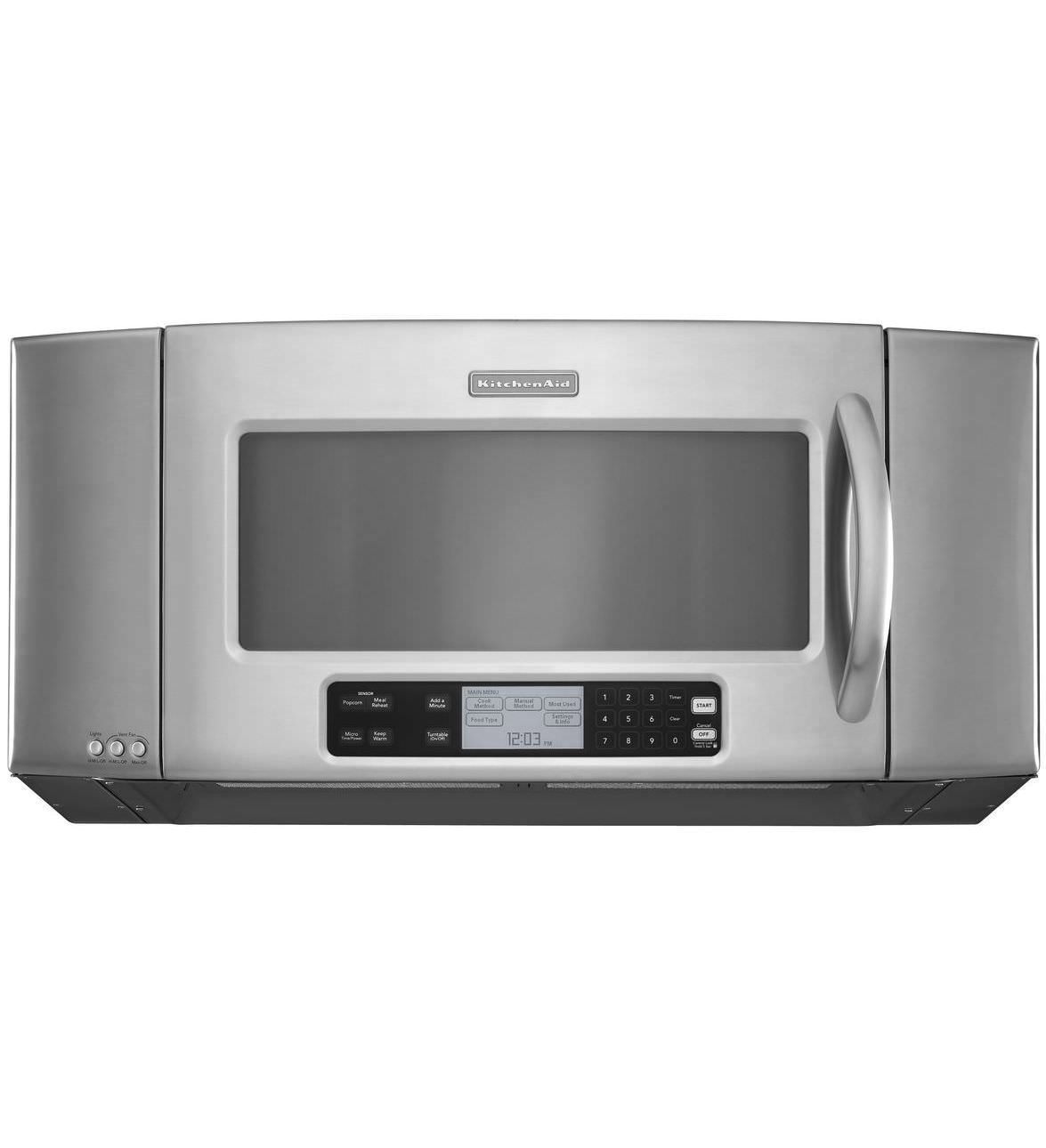 Electric oven - KHMS2056SSS - KitchenAid - microwave / built-in