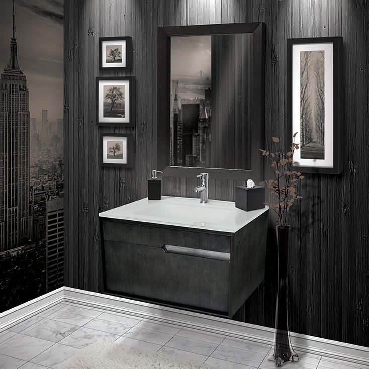 Wall-hung washbasin cabinet - 1802 - Deco Lav - wooden / contemporary ...