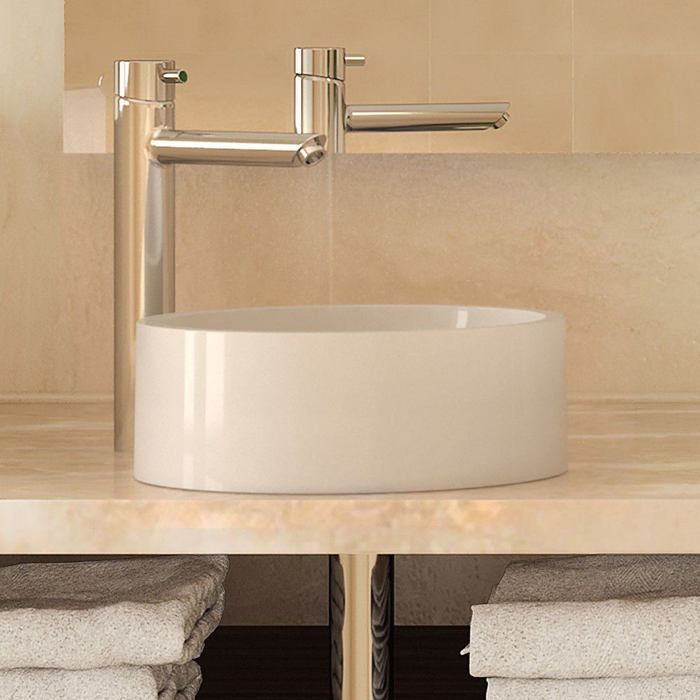 Semi-recessed washbasin - 2806 - Deco Lav - resin / without hole ...