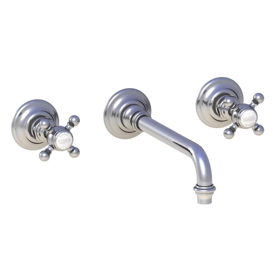 Double-handle washbasin mixer tap - 02263 - HORUS - wall-mounted ...