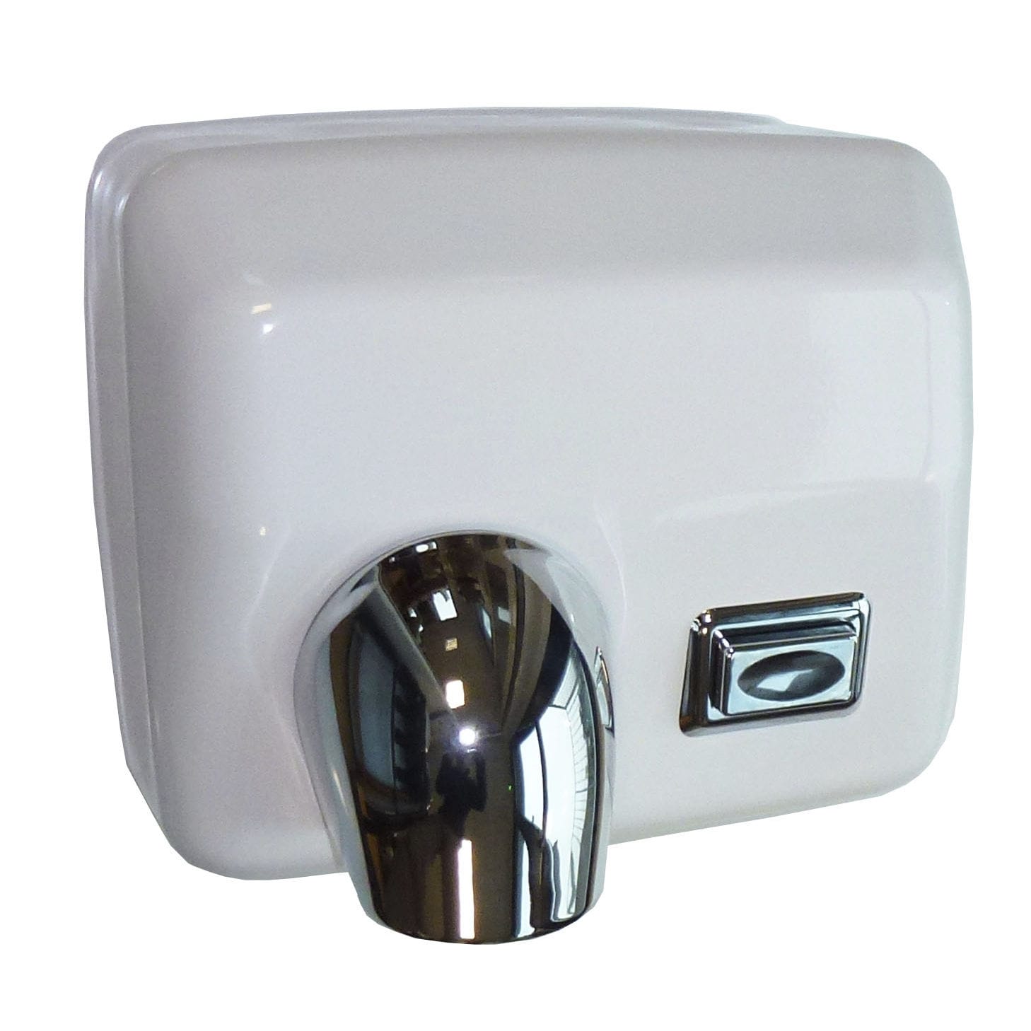 Push-button hand dryer - OURAGAN - JVD - wall-mounted / steel