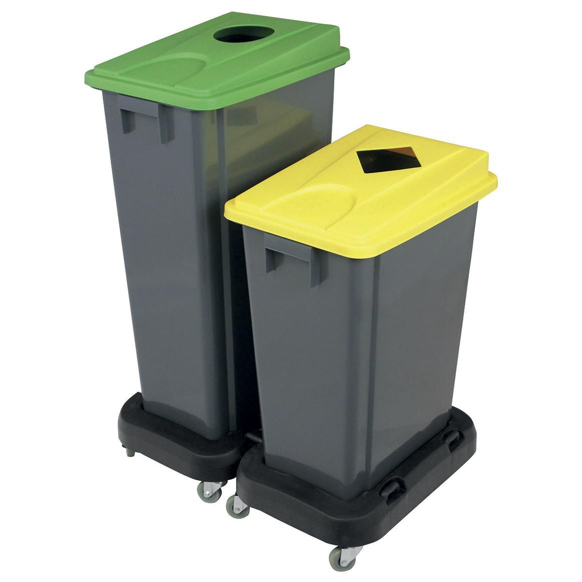 Container trash can - JVD - plastic / recycling / contemporary