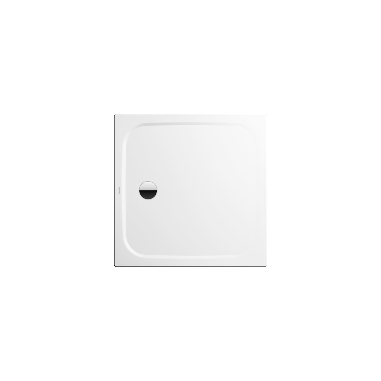 Square shower base - CAYONOPLAN - Kaldewei - raised / steel / enameled