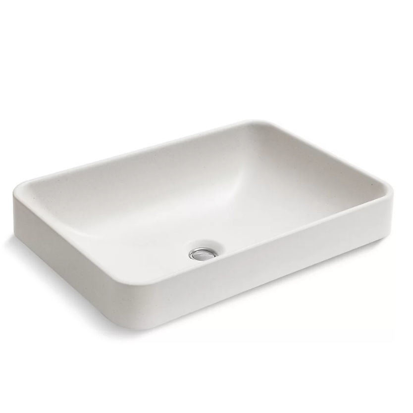 Countertop wash basin - WASTELAB® VOX® - Kohler - ceramic / custom / single