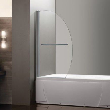 Fixed bath screen - PRB5 - ottofond - tempered glass / frameless