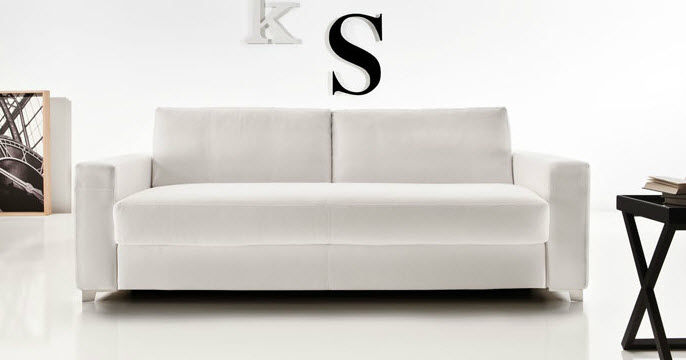 Modular sofa - 2700 PRINCE - Vibieffe - bed / contemporary / fabric
