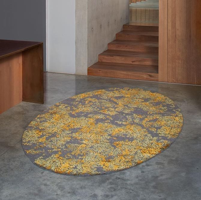 Contemporary rug - LACE - STEPEVI - patterned / viscose / rectangular