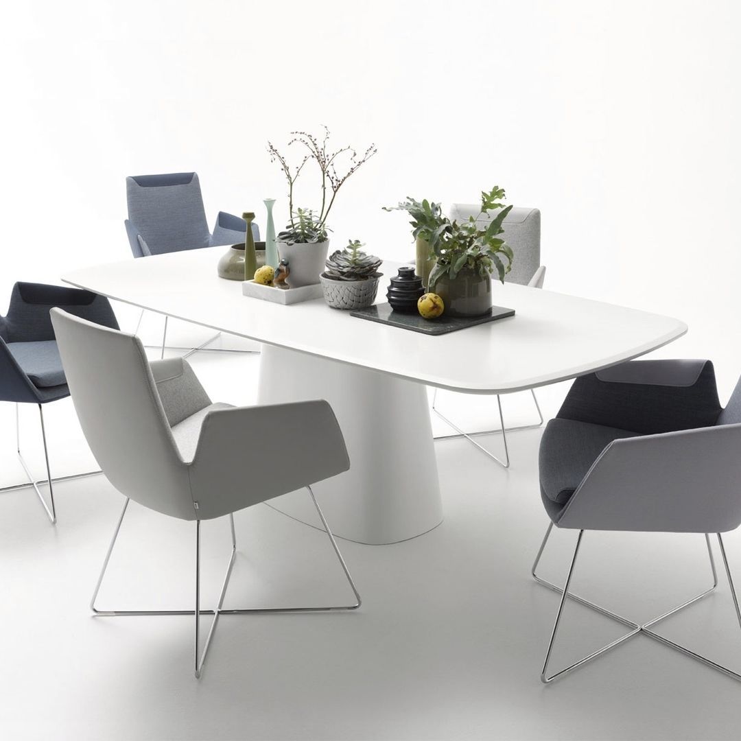 Contemporary table - CONIC - COR - oak / solid wood / walnut