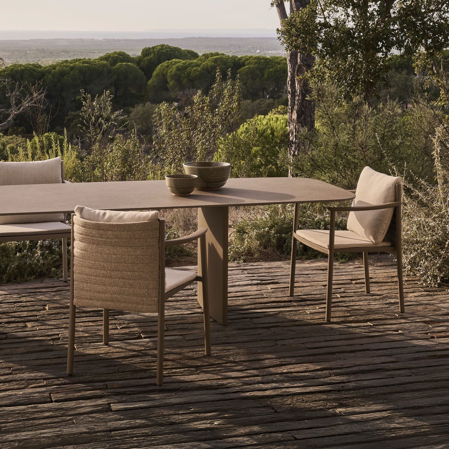 Design armchair - LUCCA - Tribù - Tricord® / Batyline® / Canax®