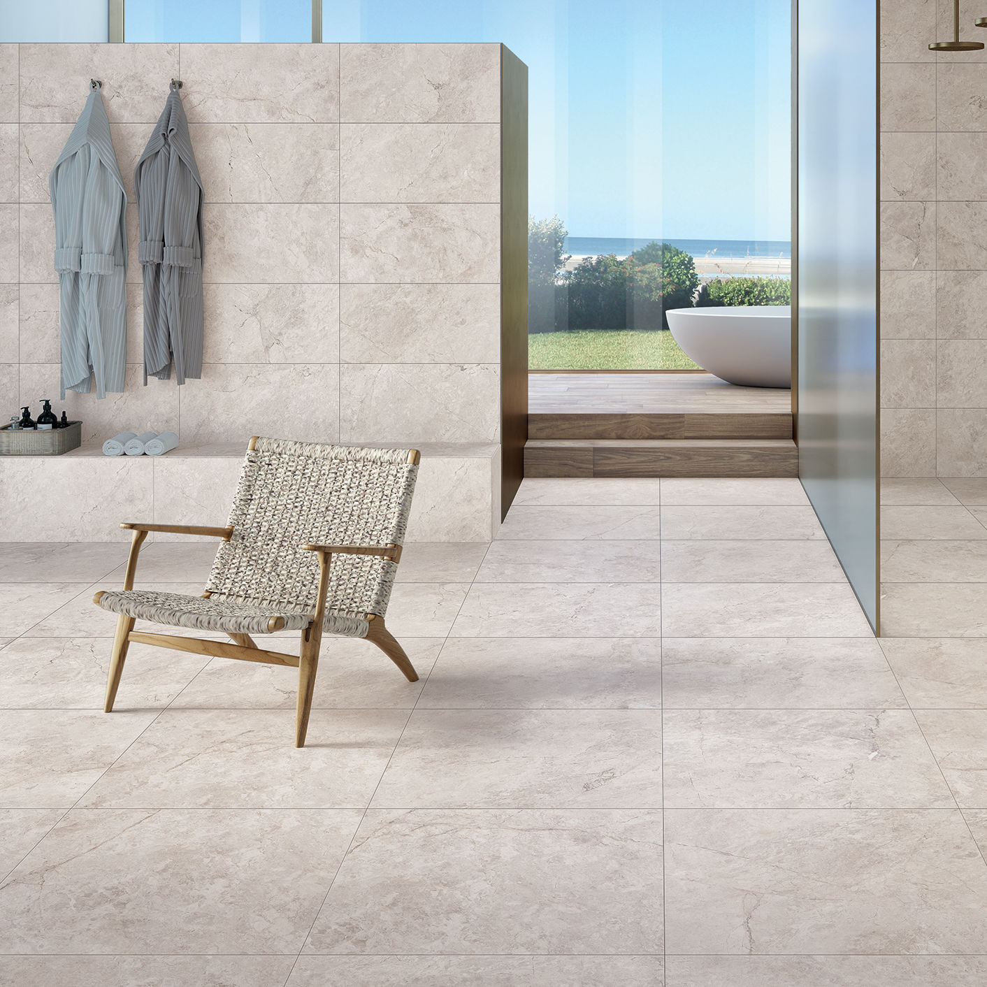 Porcelain stoneware tile - OMNIA : EMPERADOR WHITE - CERAMICHE KEOPE ...