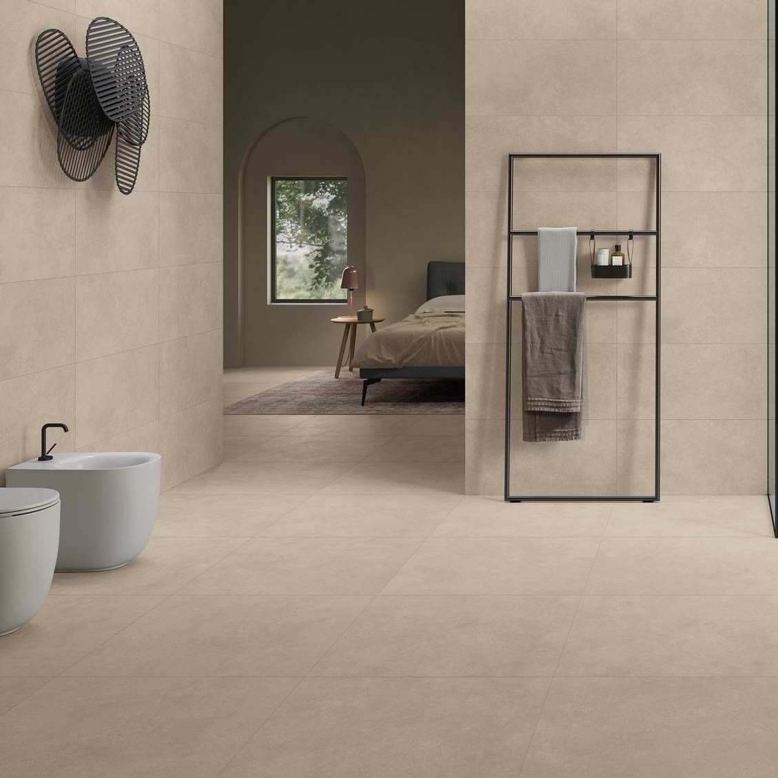 Porcelain stoneware tile - GEO BEIGE - CERAMICHE KEOPE - matte ...