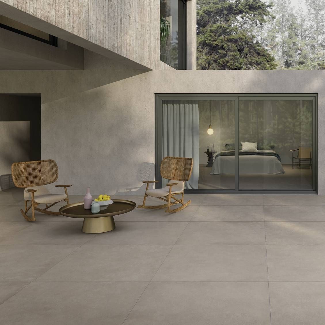Porcelain stoneware tile - GEO GREY - CERAMICHE KEOPE - matte / indoor ...
