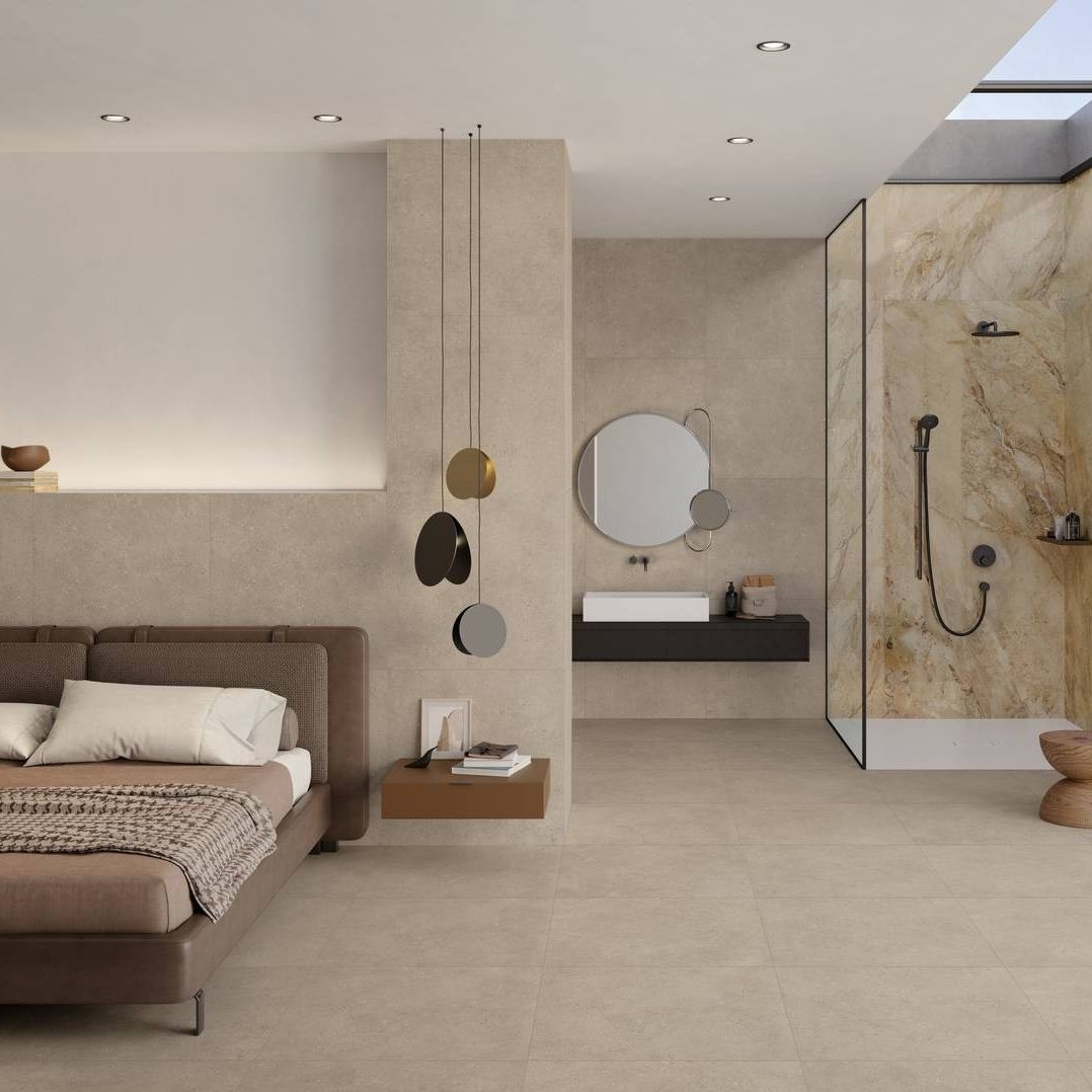 Porcelain stoneware tile - DISTRICT GREIGE - CERAMICHE KEOPE - matte ...