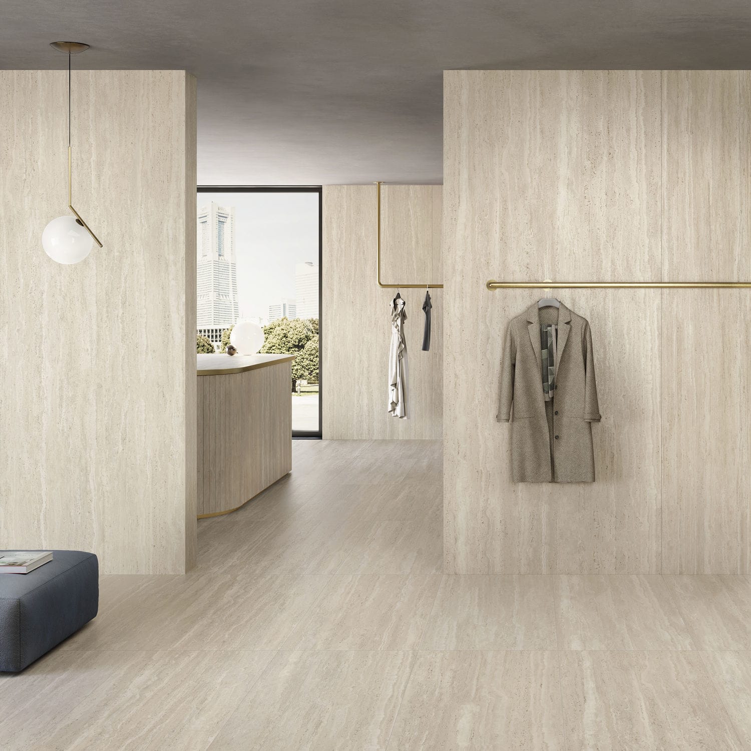 Porcelain stoneware tile - TREVI WALNUT - CERAMICHE KEOPE - indoor ...