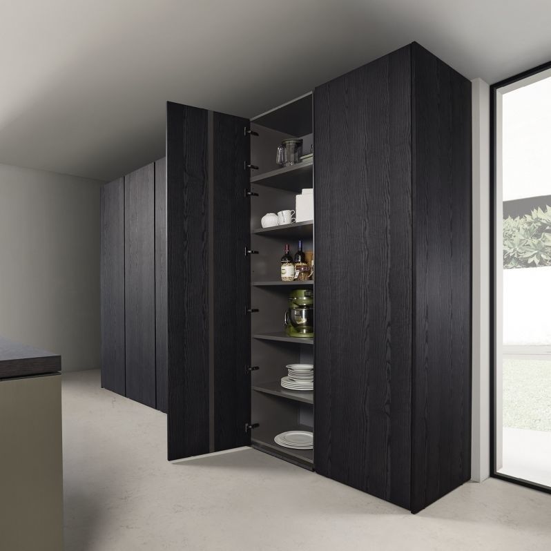 Contemporary storage cabinet for kitchen - GIZA - MAISTRI - HPL / furnace