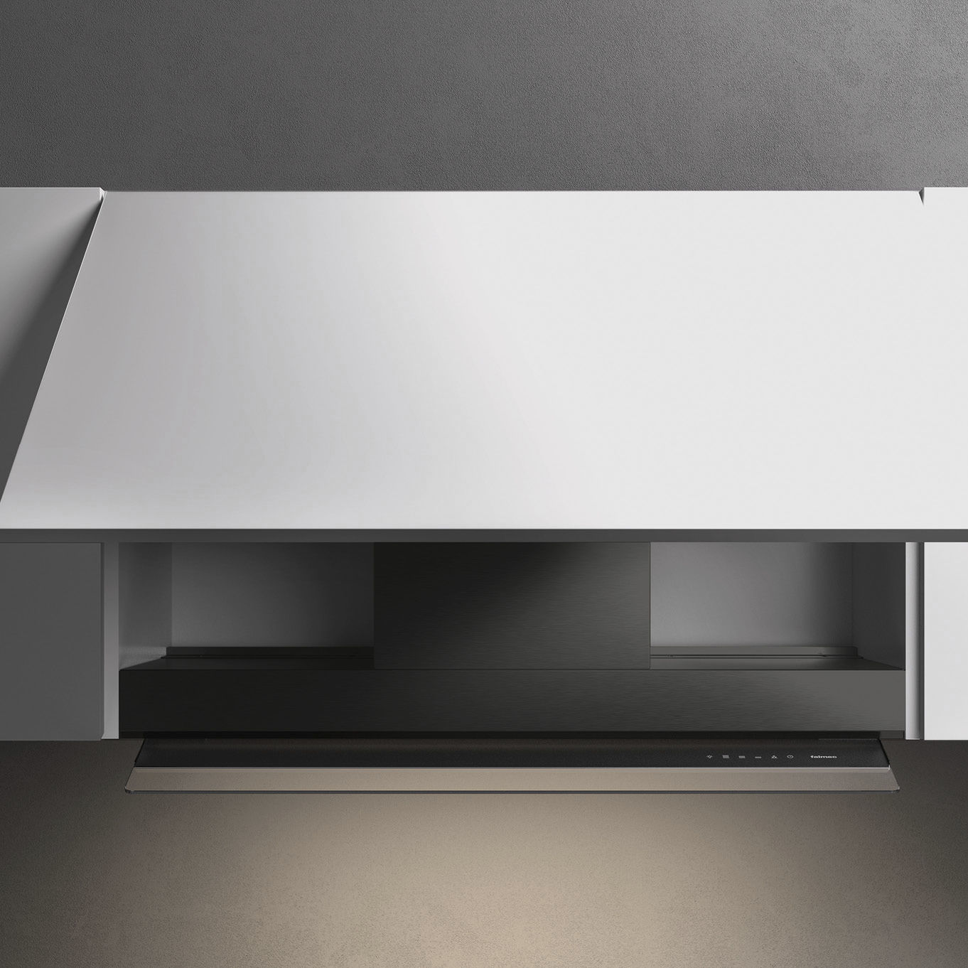 Built-in range hood - Virgola Touch - falmec - ducted / with built-in ...