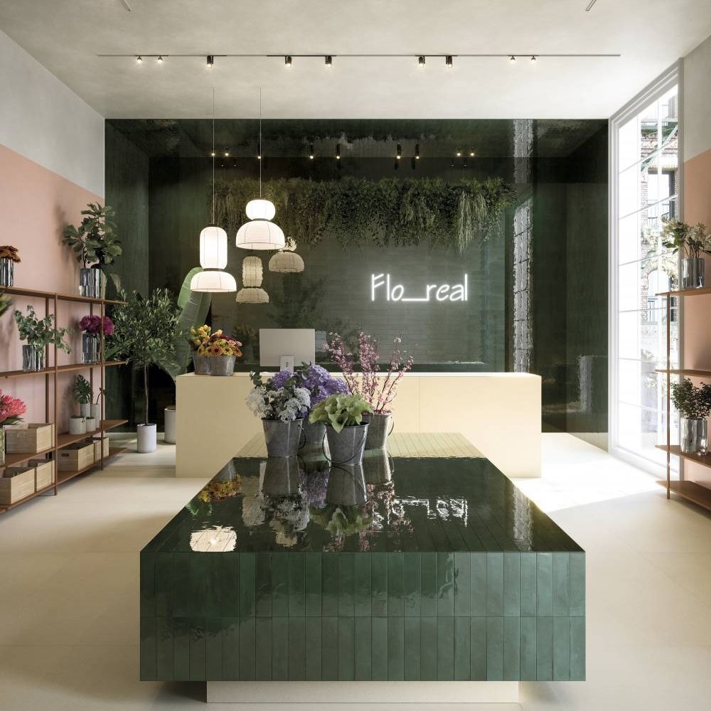 Ceramic tile - HALO BASIL - CERAMICHE REFIN - high-gloss / indoor ...