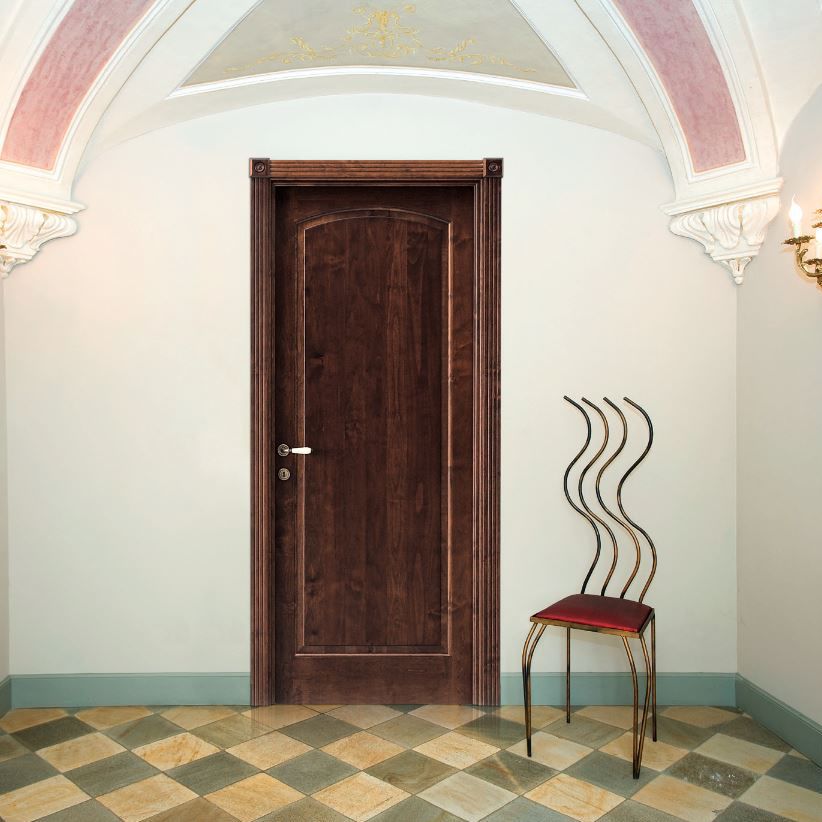 Interior door - ALFIERI - Dierre - solid wood / swing / glazed