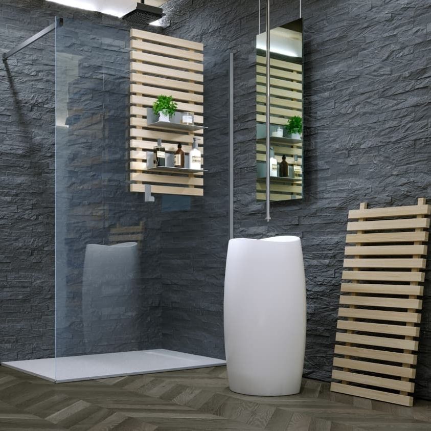 Modular shelf - Megius SpA - high / contemporary / wooden