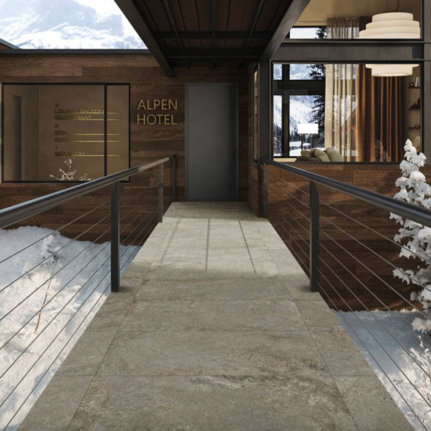 Outdoor tile - ADIGE_T20 : BOLZANO T20 - CERAMICHE SUPERGRES - garden ...