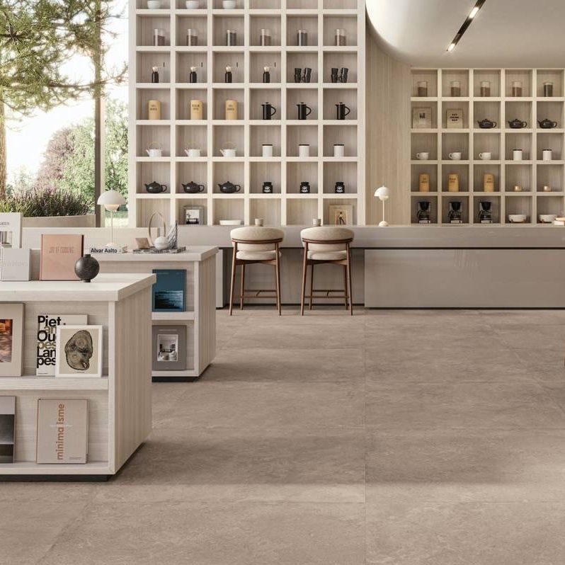 Porcelain tile - WHISPER - CERAMICHE SUPERGRES - limestone / matte / stone