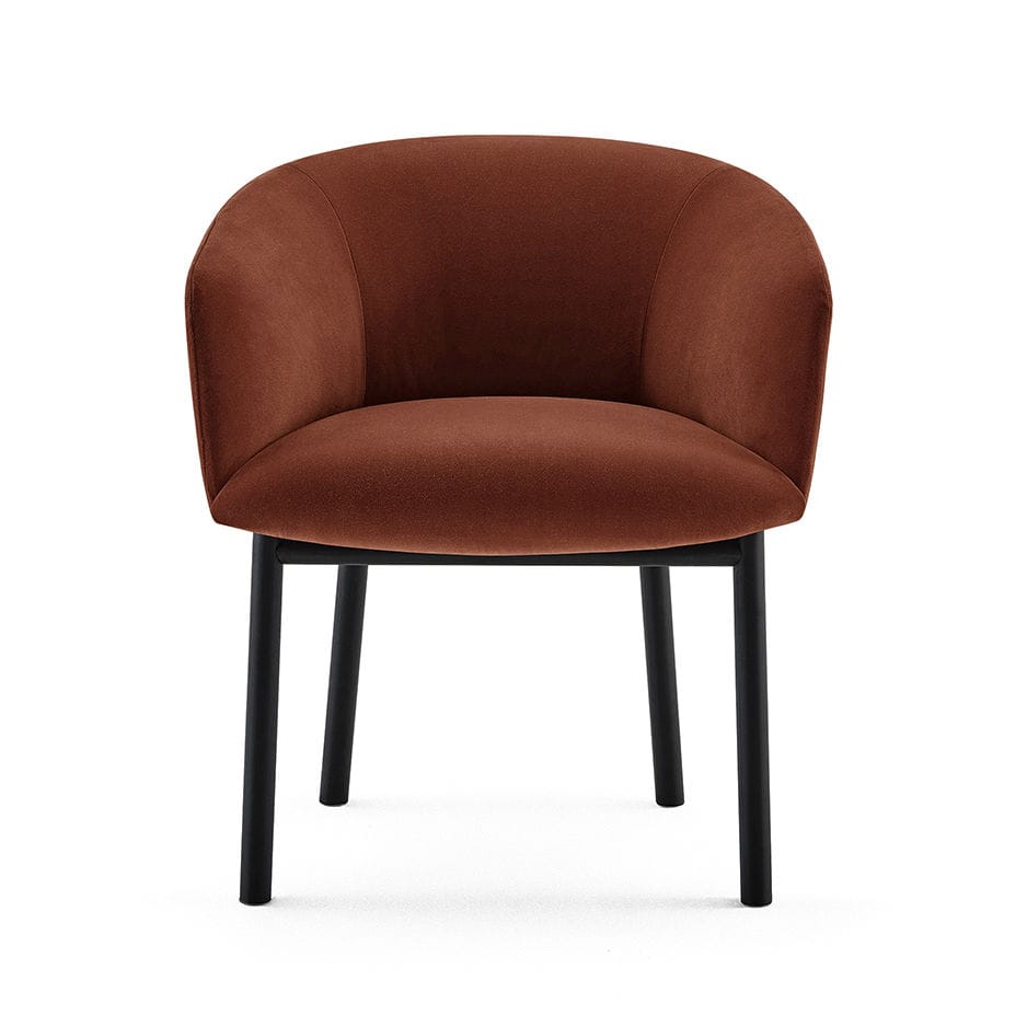 Contemporary chair - LIVRETTE - Gallotti&Radice - indoor / fabric / leather