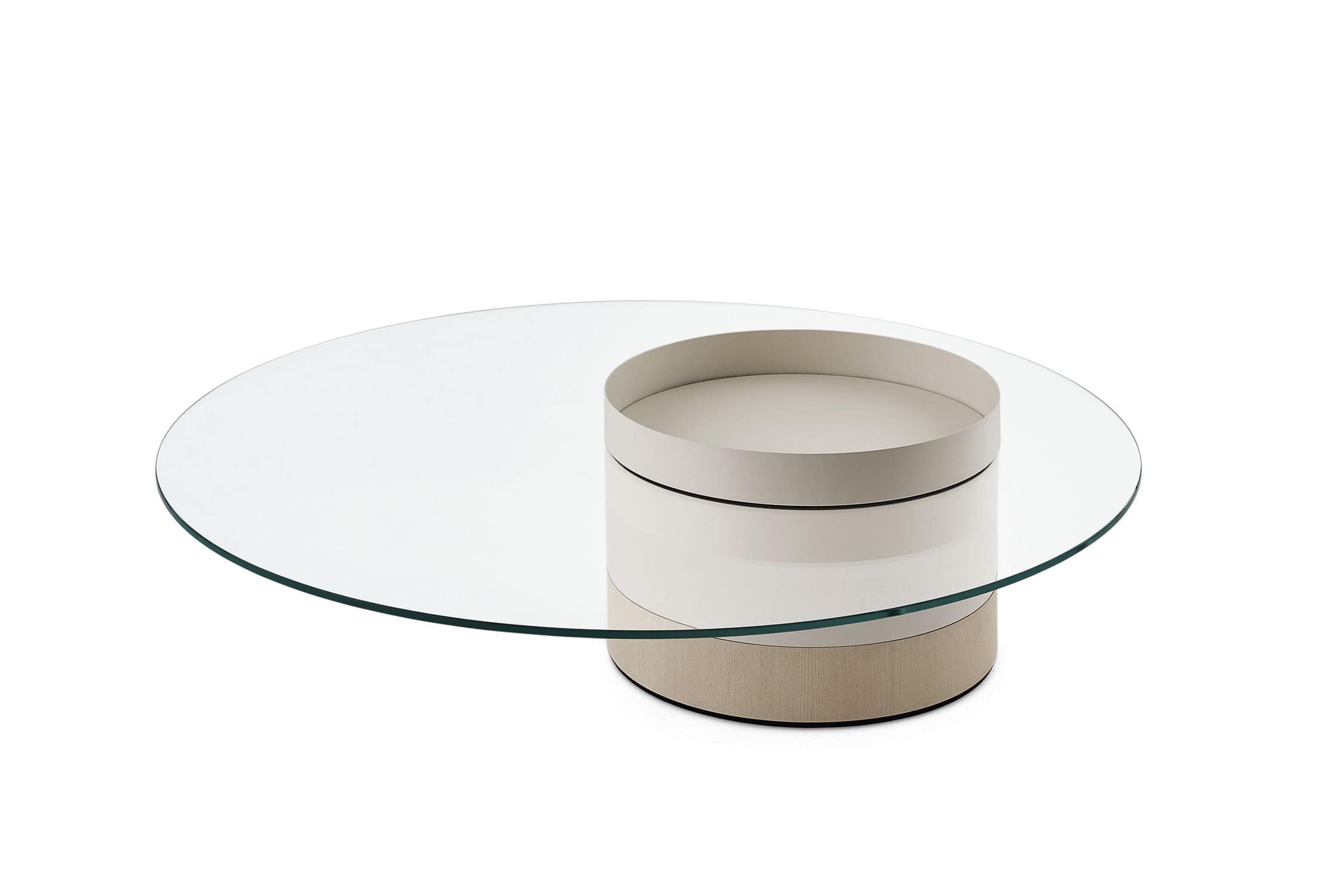 Contemporary coffee table - Haumea - Gallotti&Radice - tempered glass ...