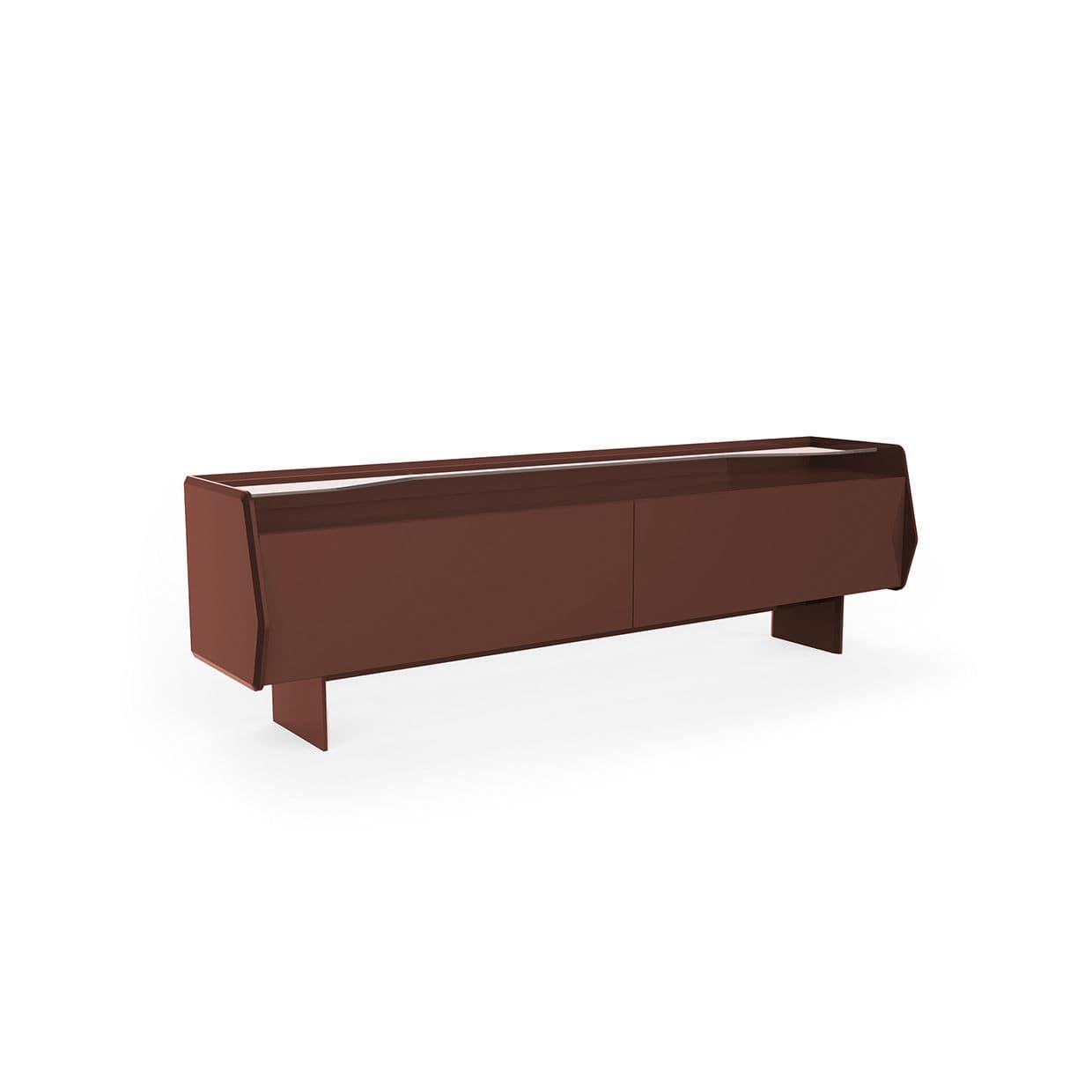 Contemporary sideboard - Gastone - Gallotti&Radice - glossy lacquered ...